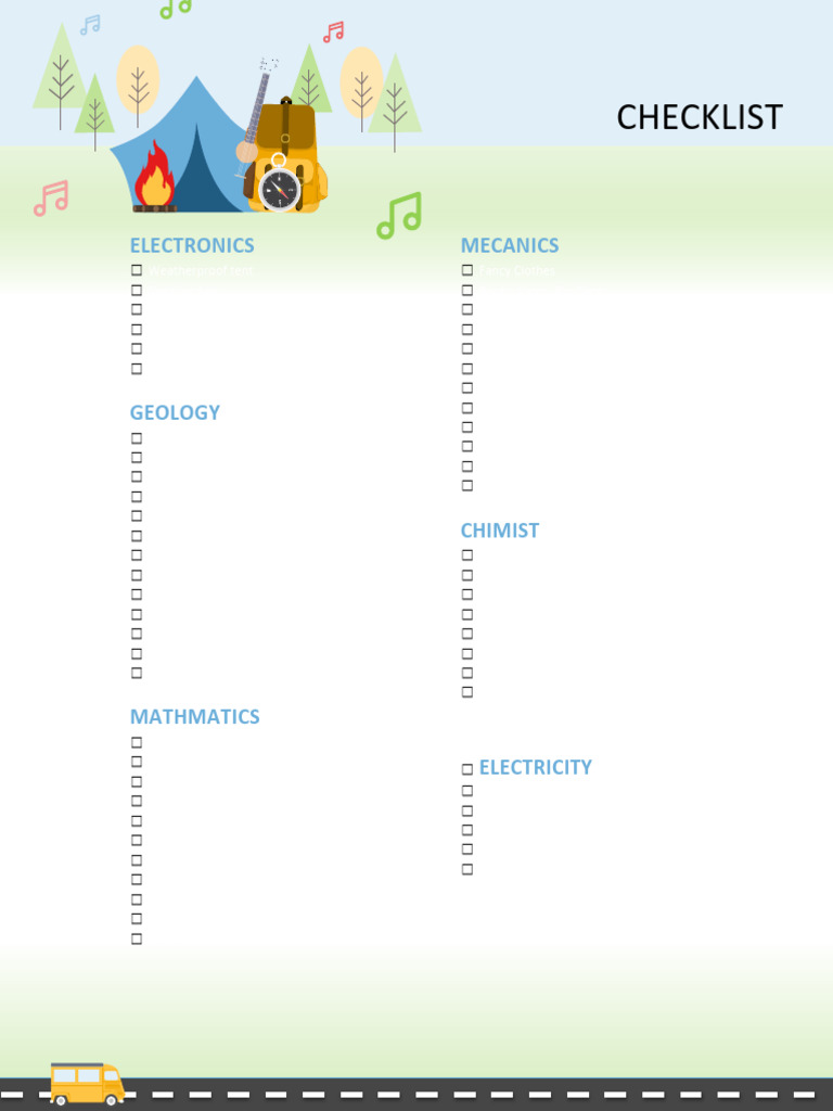 Workshop Checklist | PDF