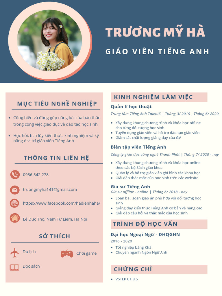 CV_TRUONG MY HA | PDF