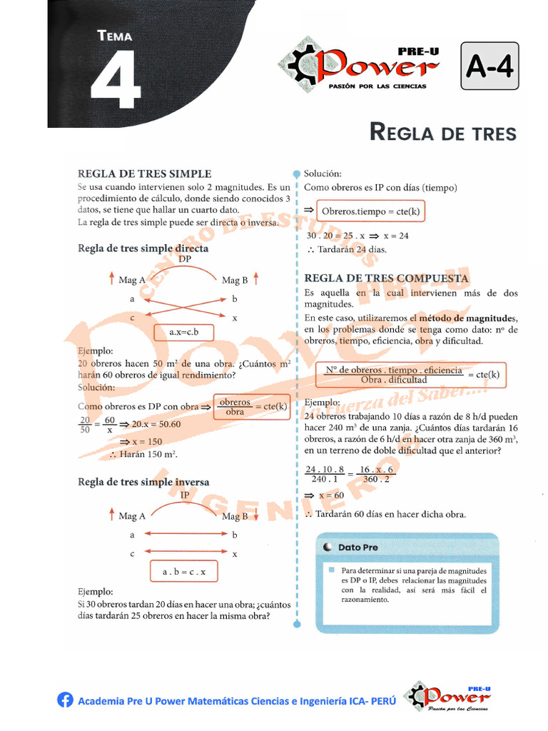 04-Regla de Tres-IIIB-A-4s | PDF