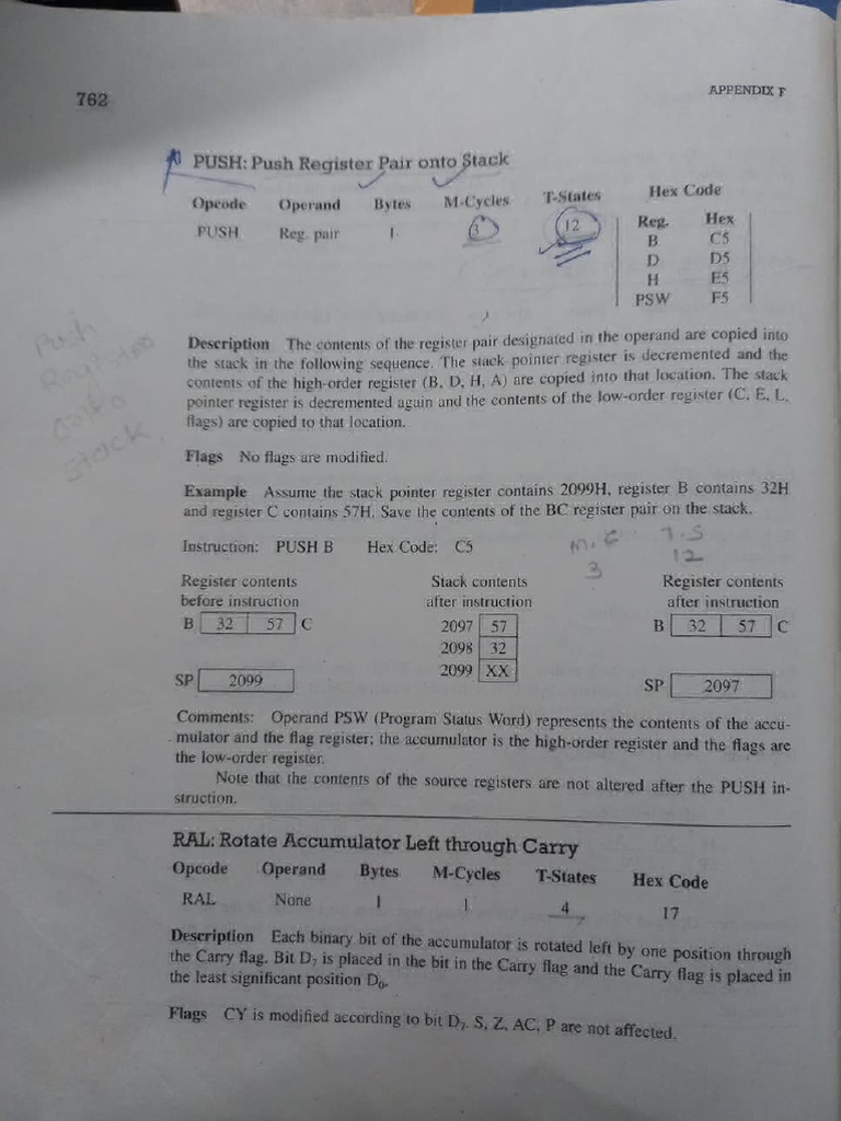 8085 Instruction Set - Part 2 | PDF