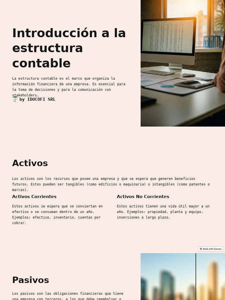 Introduccion A La Estructura Contable | PDF