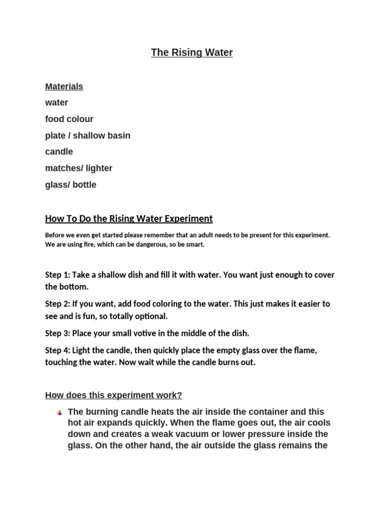 The Rising Water | PDF