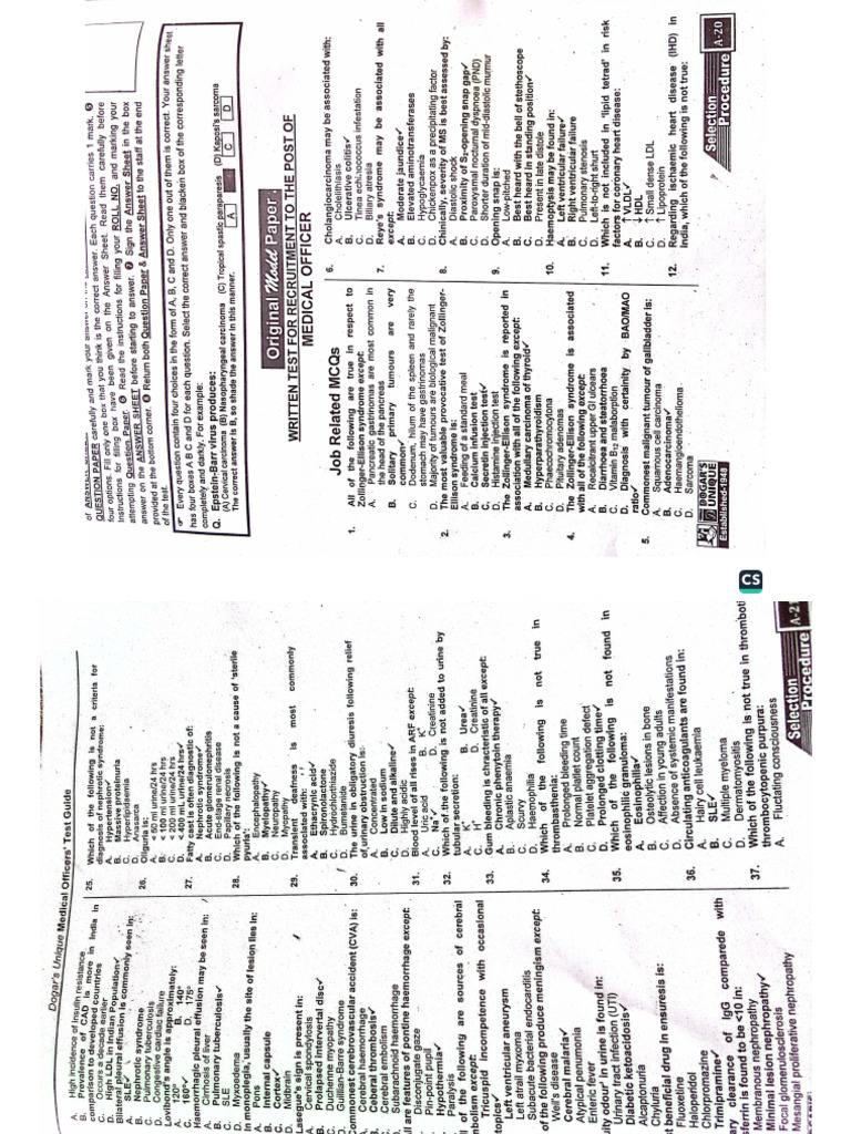 Medical Officer Preparation Resources | PDF