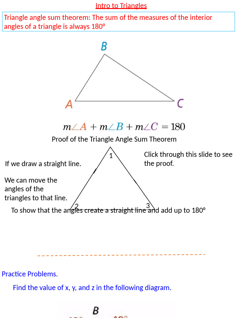 1 Intro To Triangles | PDF