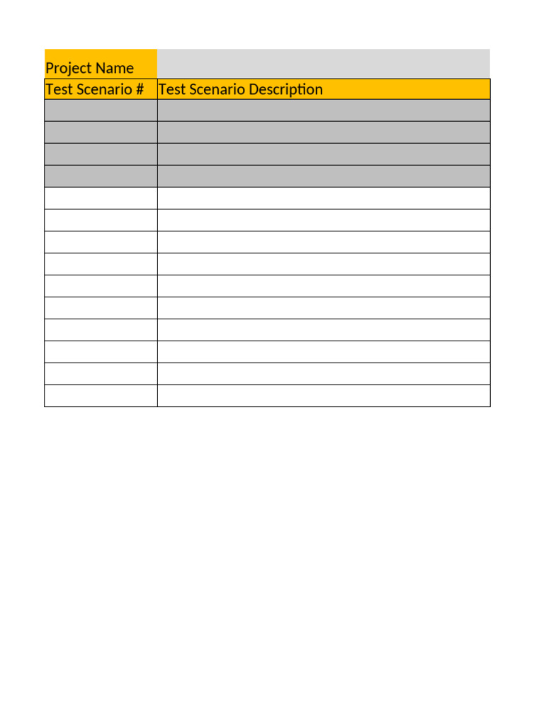 Test Scenario Template Lyst1727968362798 | PDF