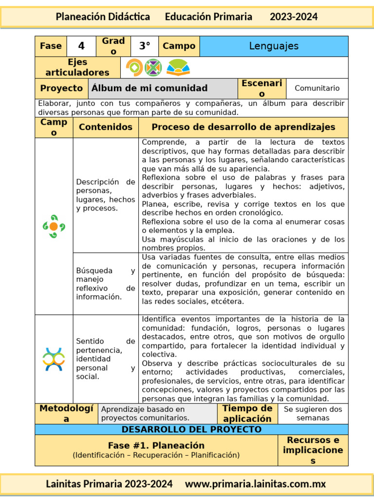 3°? 7 Album de Mi Comunidad (2023-2024) | PDF