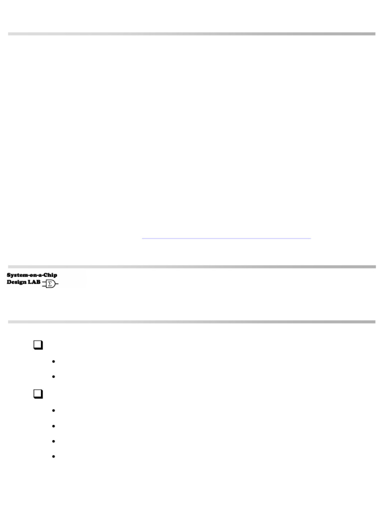 Sequential Logic Implementation: Chester Sungchung Park Soc Design Lab ...