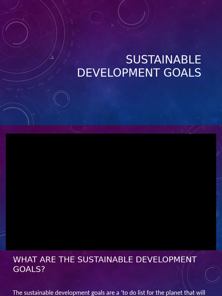 Sustainable Development Goals | PDF