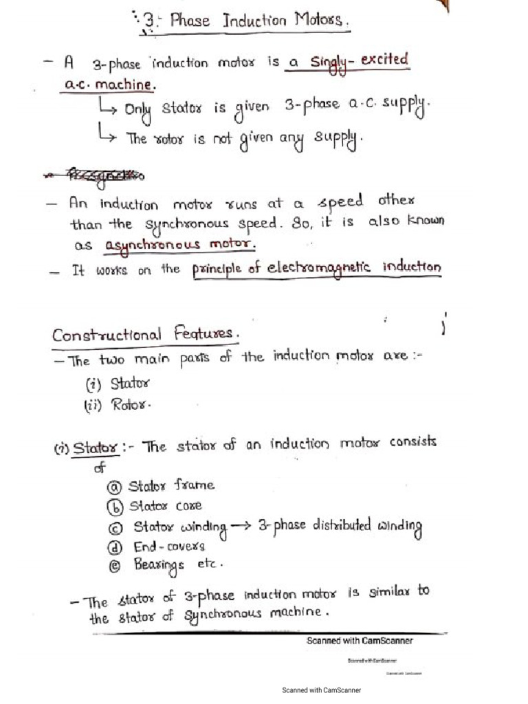 3 Phase Induction Motor | PDF