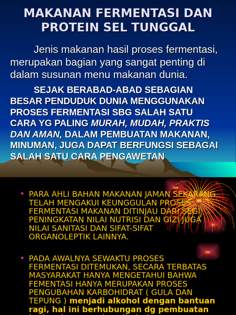 Makanan Fermentasi | PDF