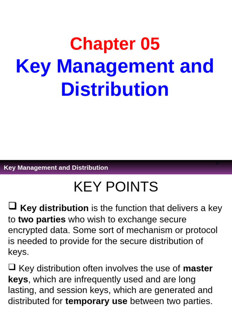 UNIT-V - Mutual Trust and Key Management | PDF