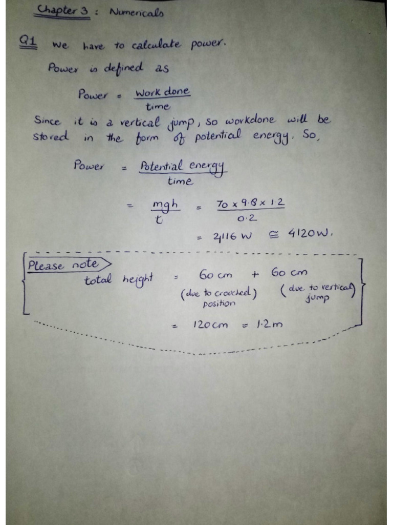 Chapter 3 Numericals | PDF