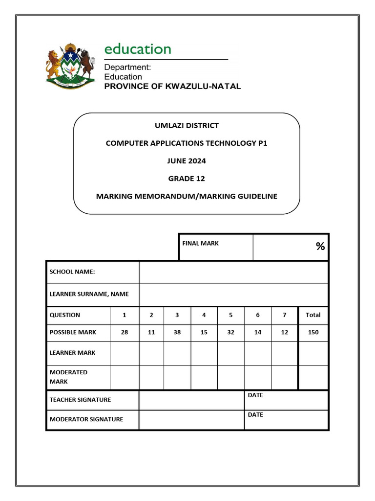 P1 June Memo - 2024 - 072929 | PDF