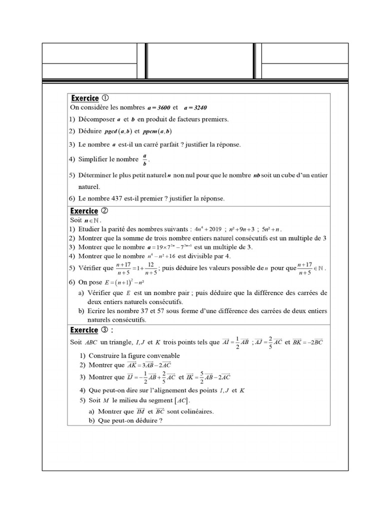 Devoir 1 TCT | PDF