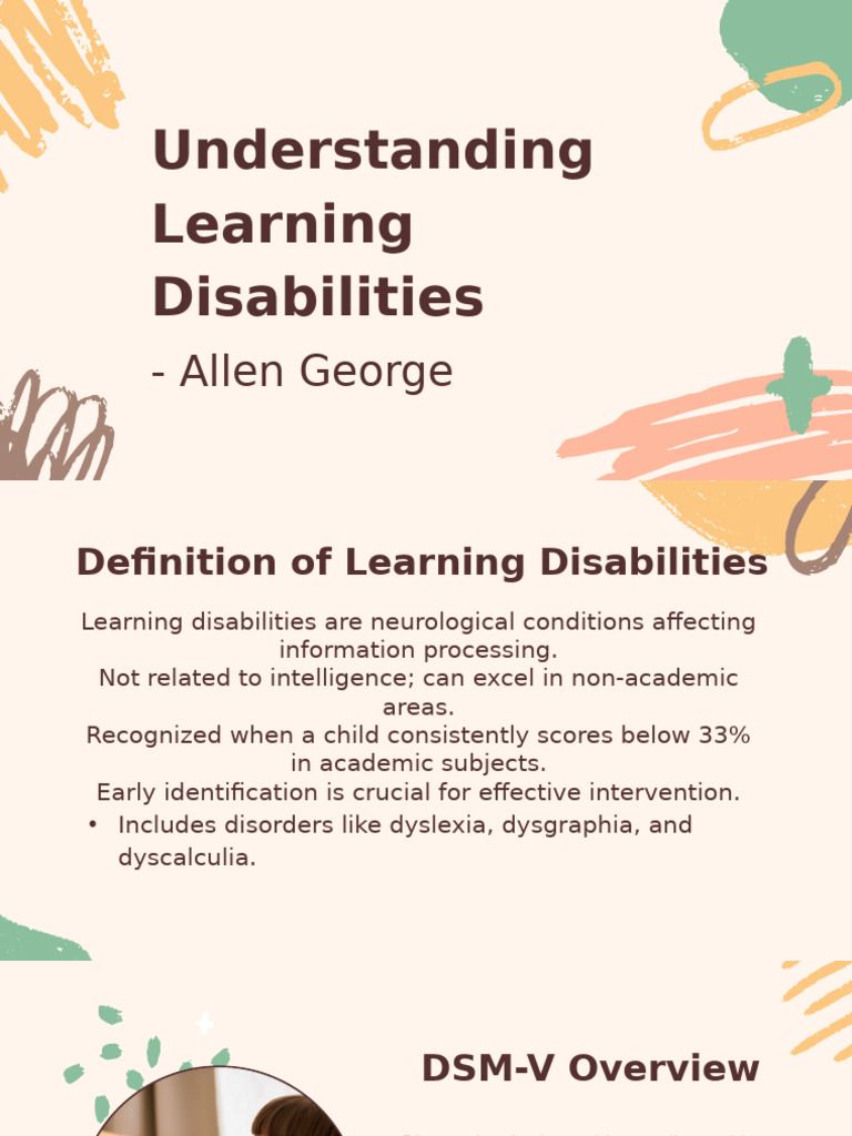 Learning Disabilities | PDF