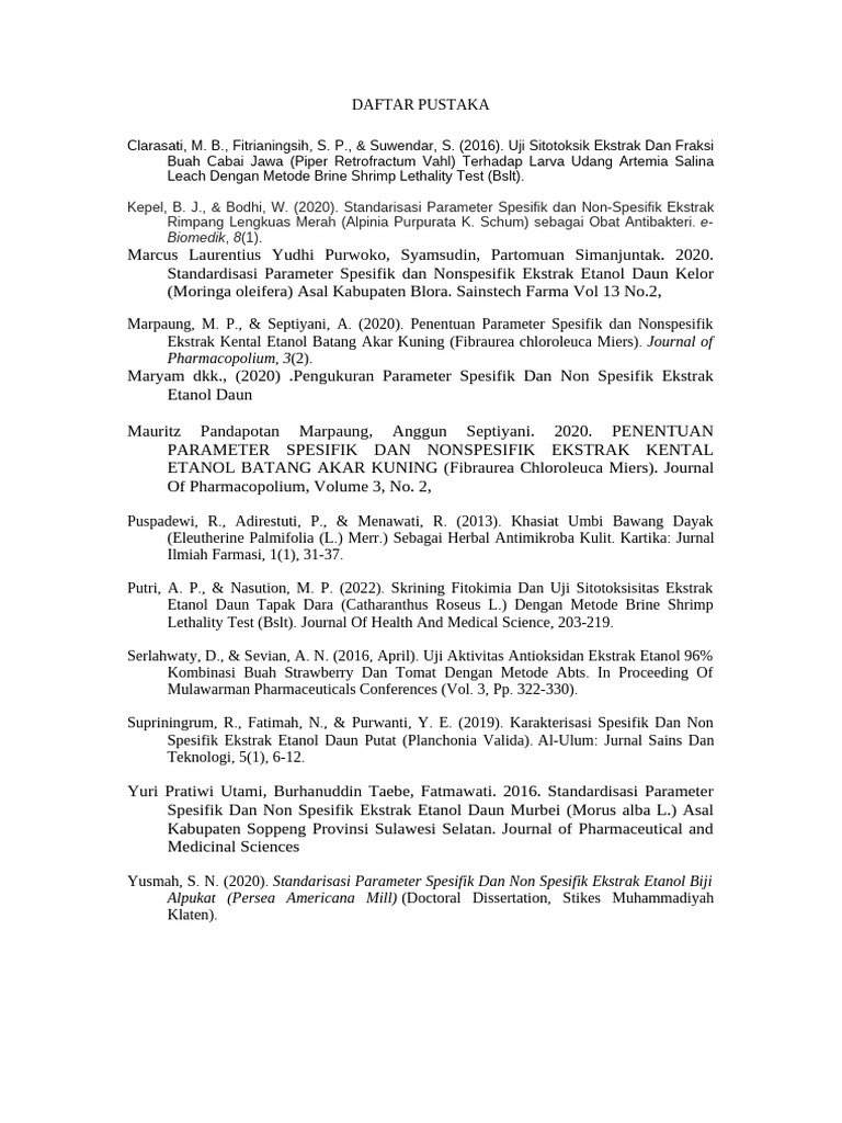 Daftar Pustaka | PDF