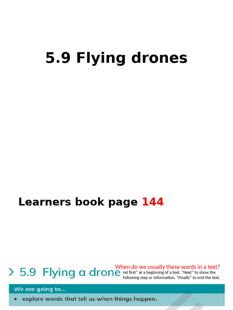 LP 4 4.5 Flying drones | PDF