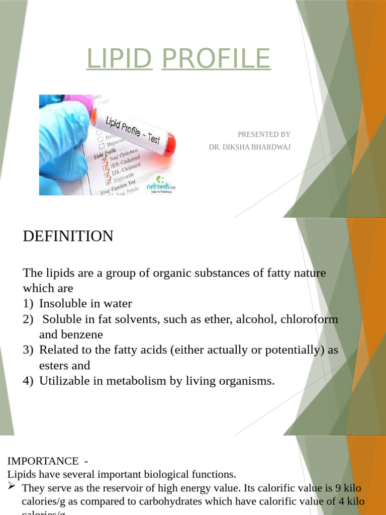Lipid Profile | PDF