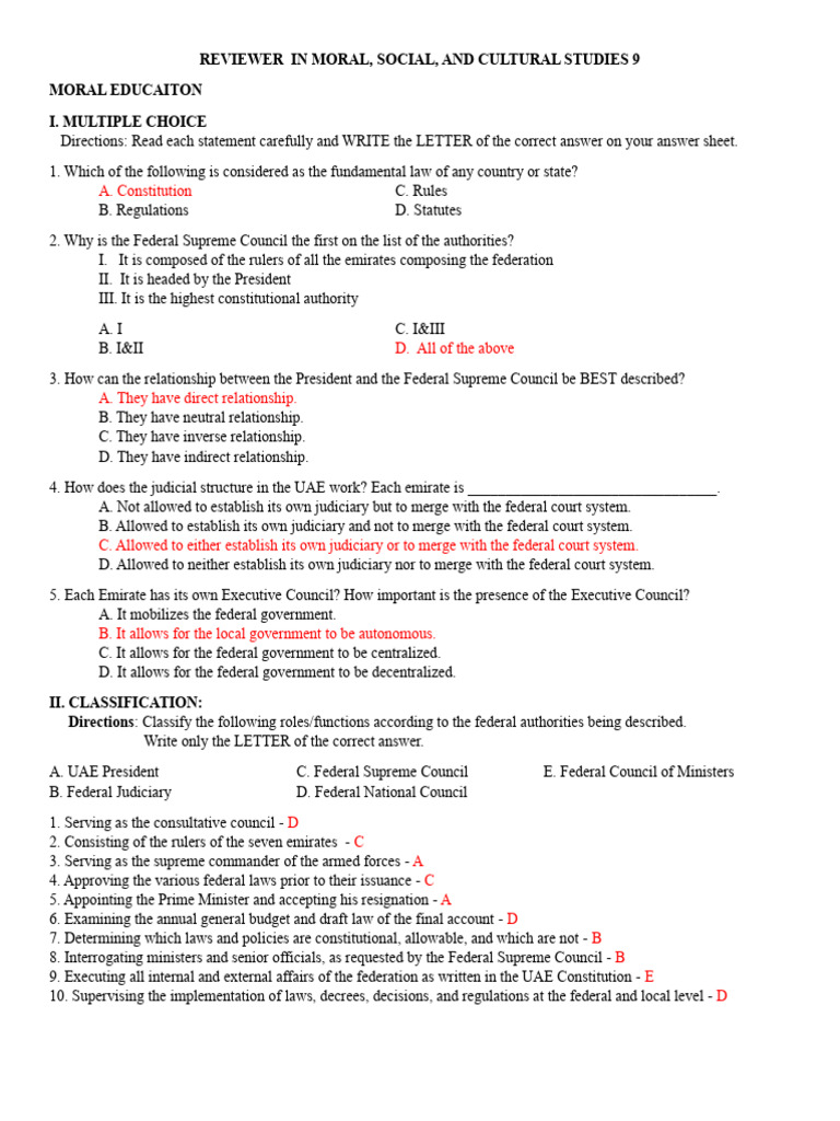 Mscs 9 Reviewer | PDF