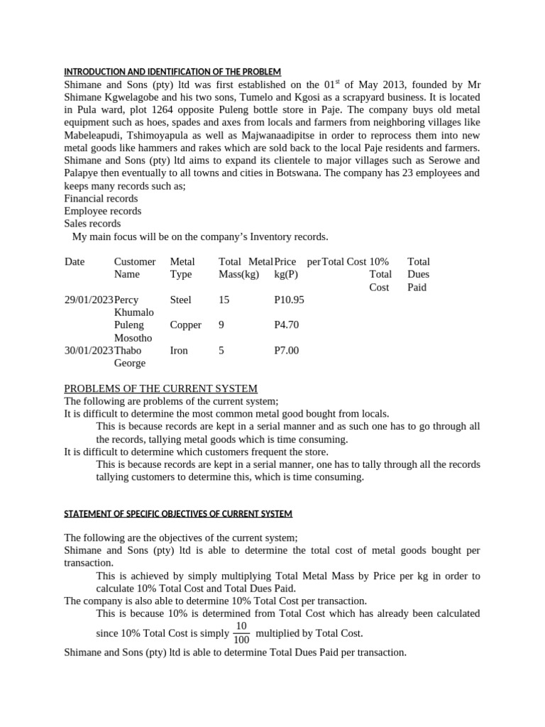 Sample Project | PDF