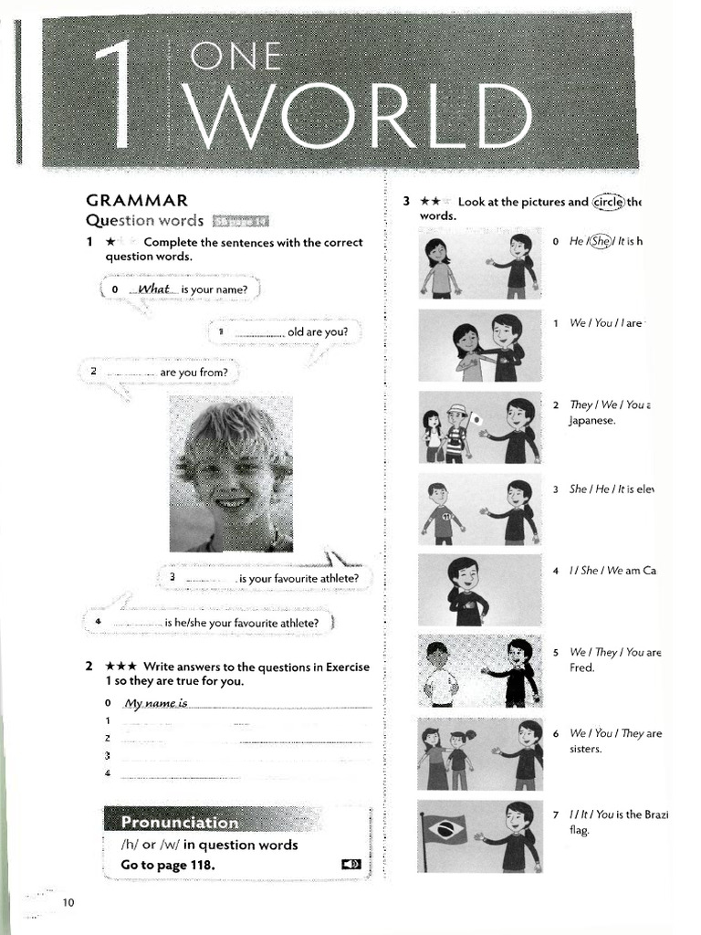 Sach bai tap Think_Starter_Unit 1 one world | PDF