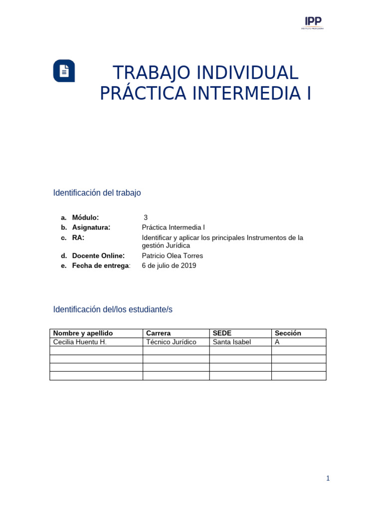 Trabajo Practica Intermedia M3 | PDF | Ley común | Derecho