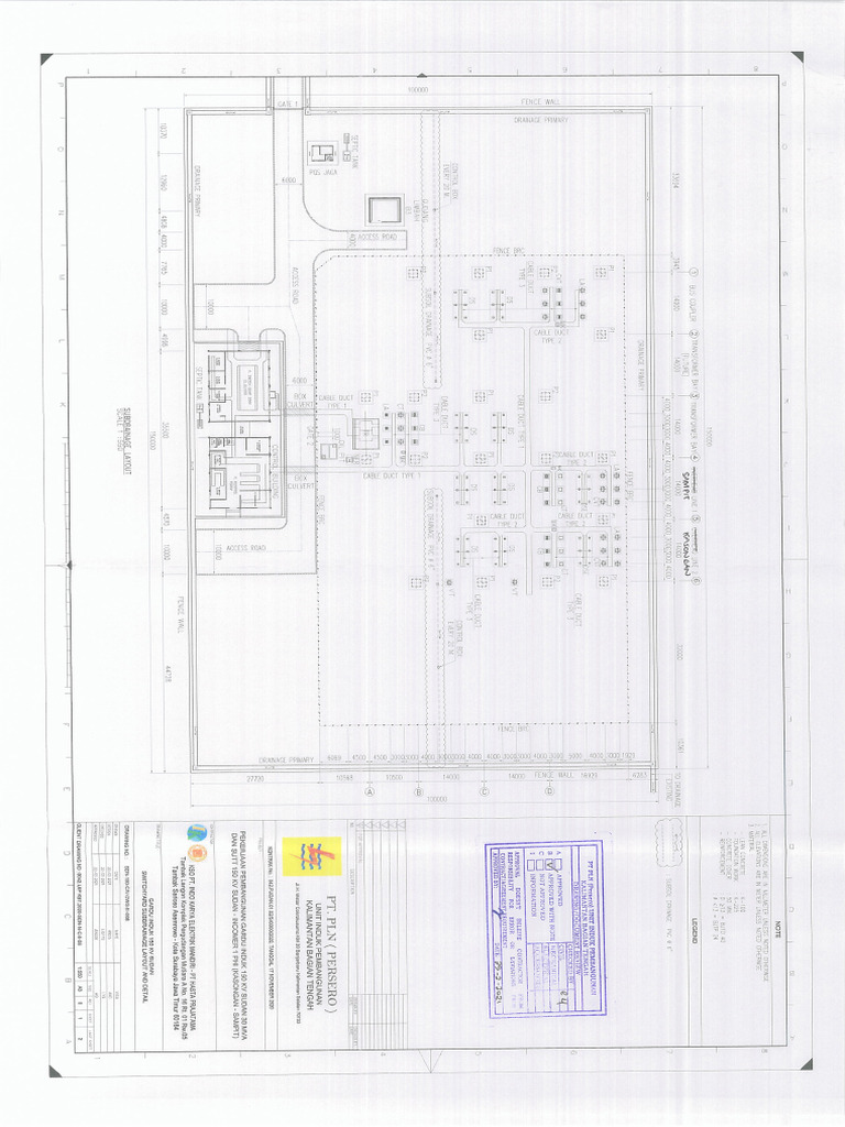 Sdn-150-Civ-Dwg-Iii-008 Switchyard Subdrainage Layout and Detail - B | PDF