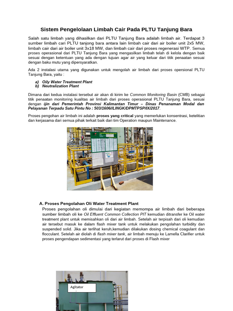 Sistem Pengelolaan Limbah Cair | PDF