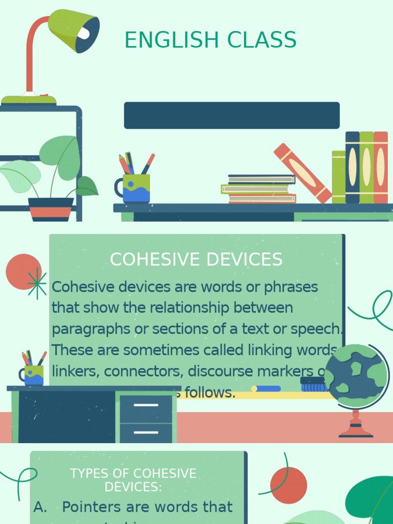 Cohesive Devices 8 | PDF