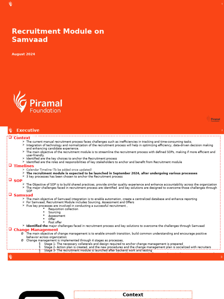 Recruitment Module V2 | PDF