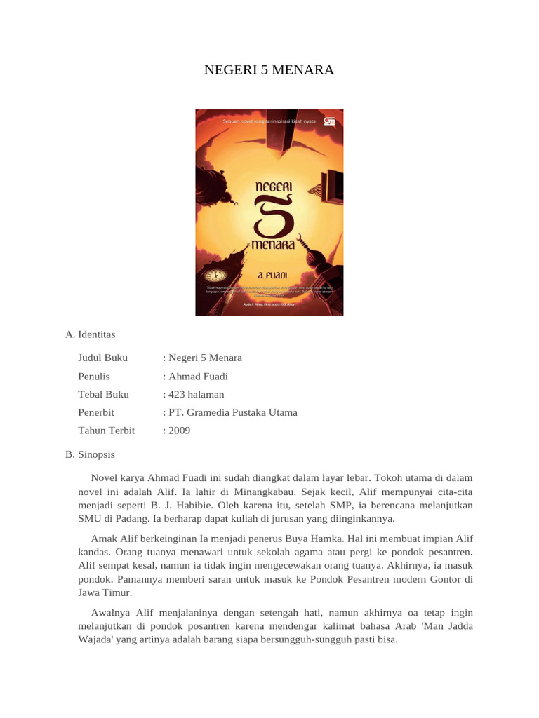 Negeri 5 Menara | PDF