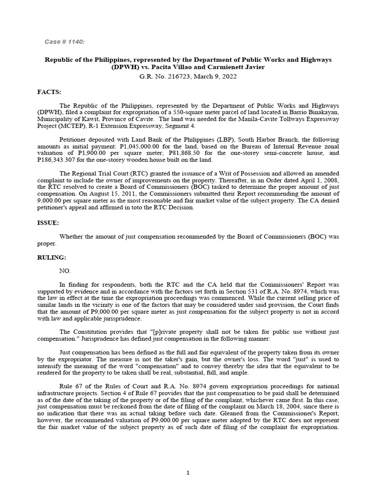 Case Digests 2022 (Set 5) | PDF