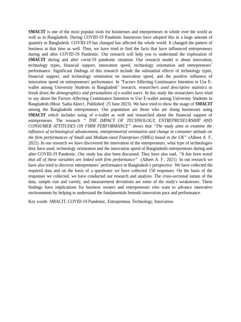 Exploring SMACIT | PDF