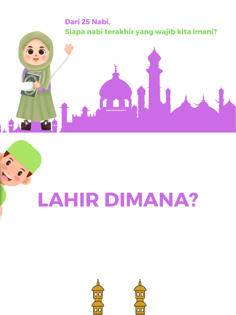 Siapa Nabi Terakhir Yang Wajib Kita Imani | PDF