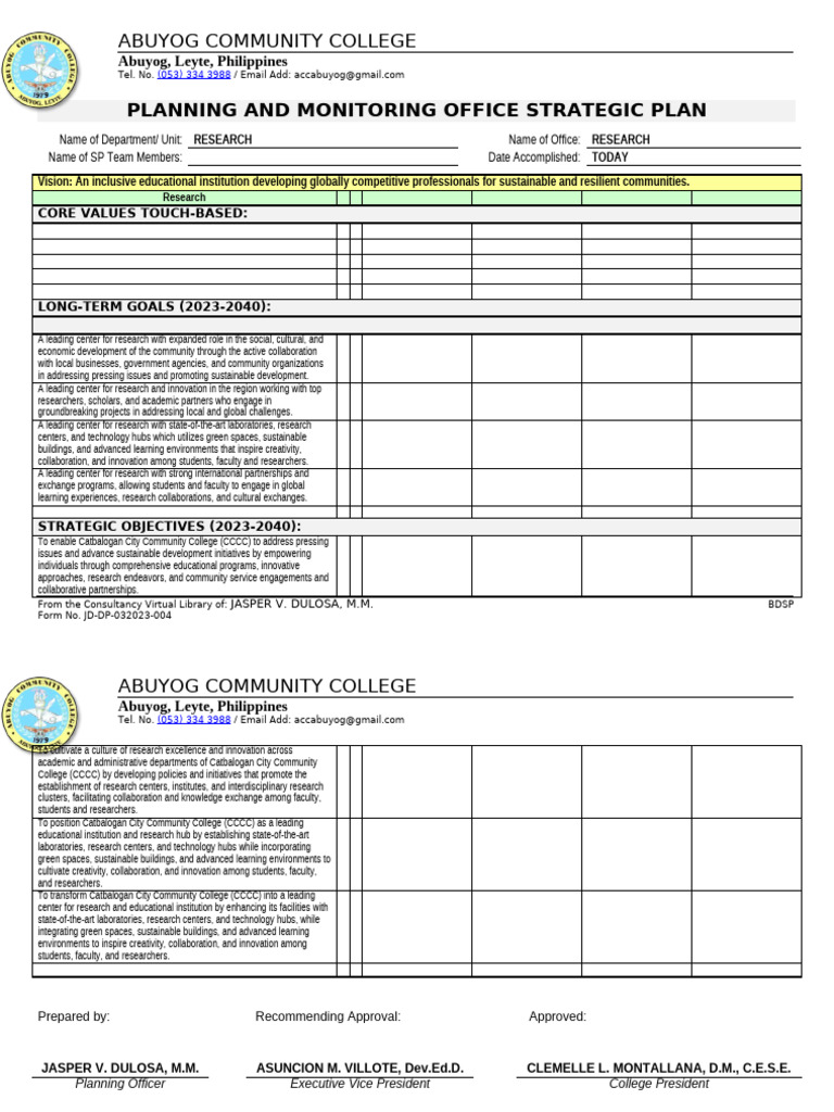 Kra 2 Research Plan 2024 | PDF