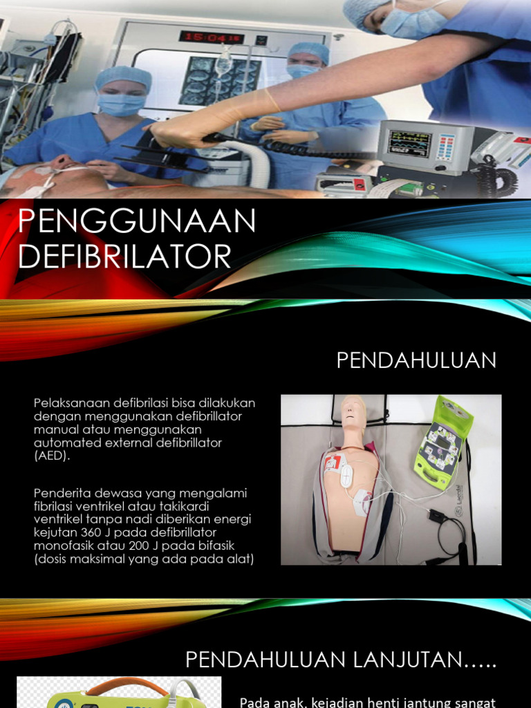 Penggunaan Defibrilator | PDF