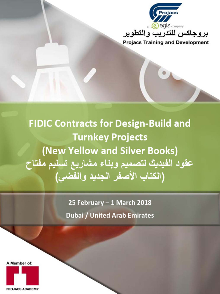 036 FIDIC Contracts for Design Build and Turnkey Projects (New Yellow and Silver Books) | PDF