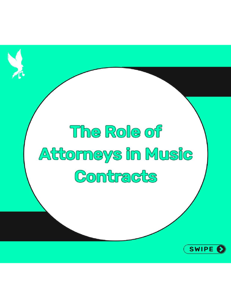 Role of Attorneys in Music Contracts | PDF