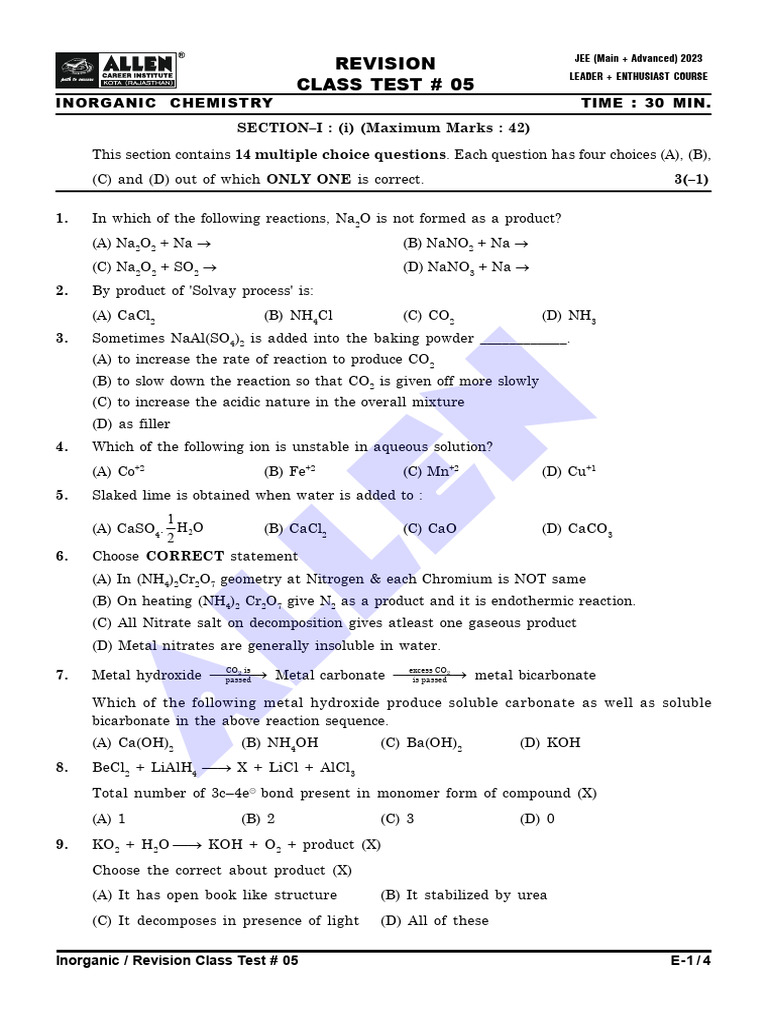 Test 5 | PDF