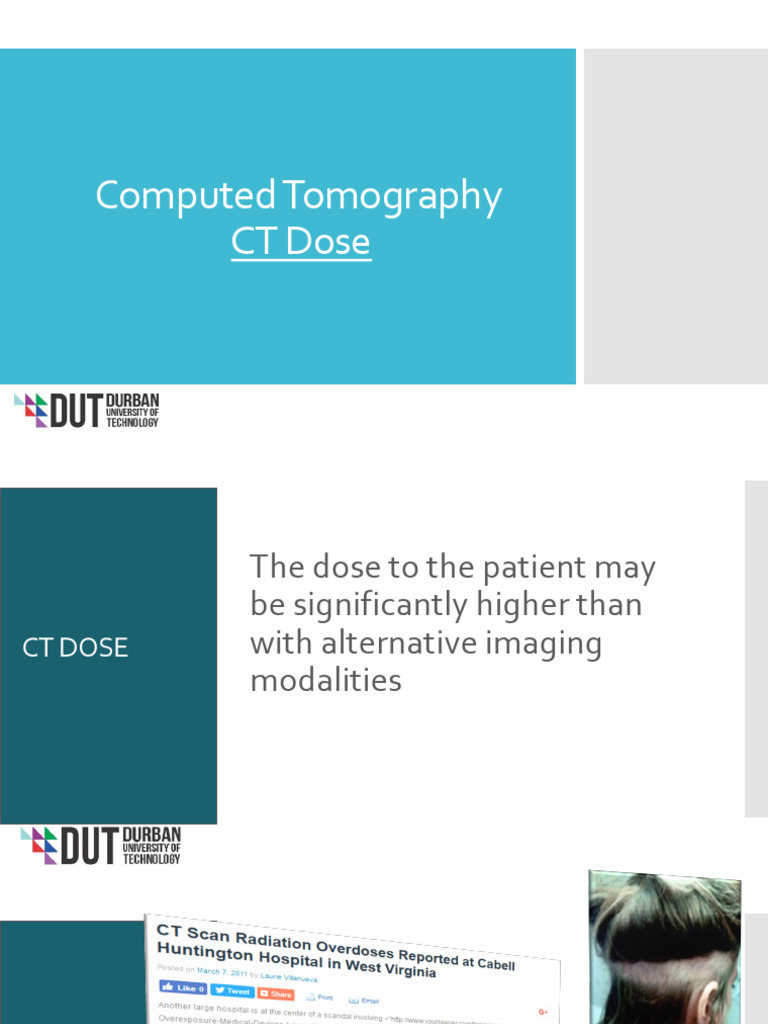 Physics of CT Dose | PDF