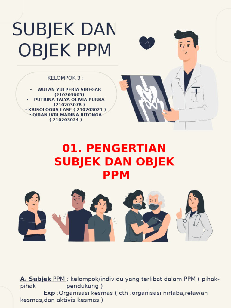Kel 3 - Subjek Dan Objek PPM | PDF