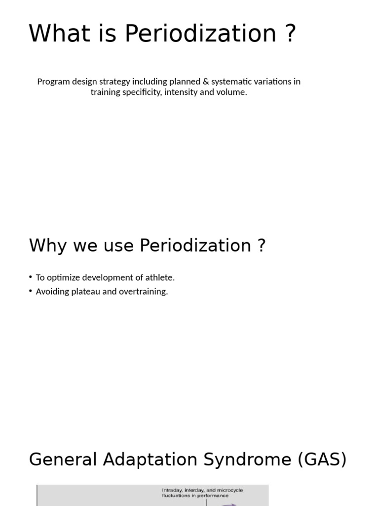 Periodization | PDF