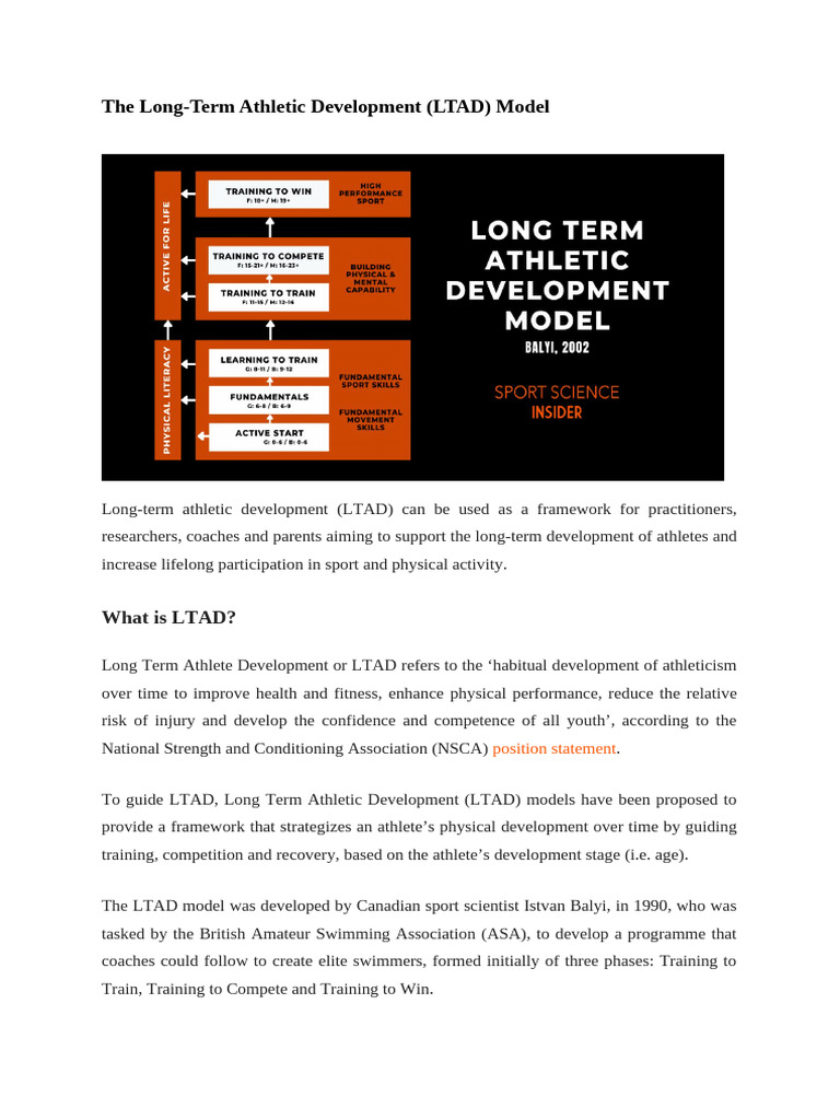 The LTAD | PDF