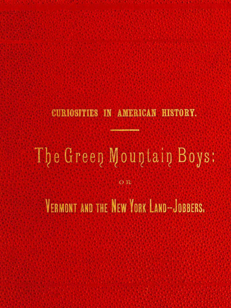 The Green Mountain Boys | PDF