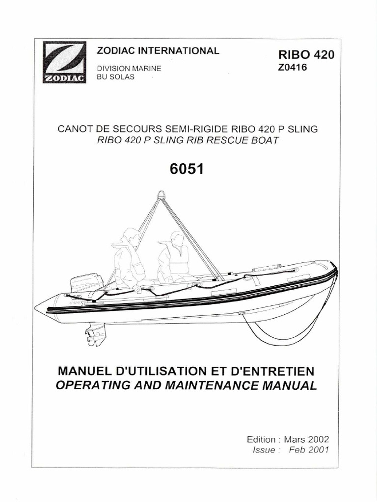 Rescueboat Zodiac RIBO | PDF