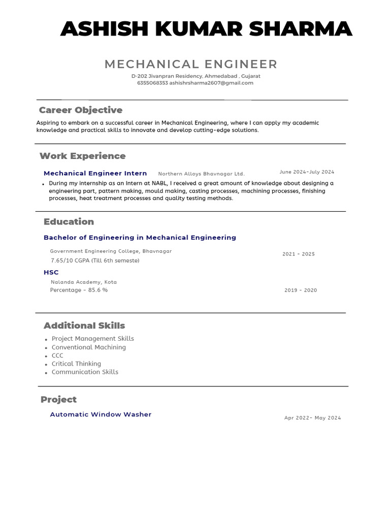 white Simple Resume (3) | PDF