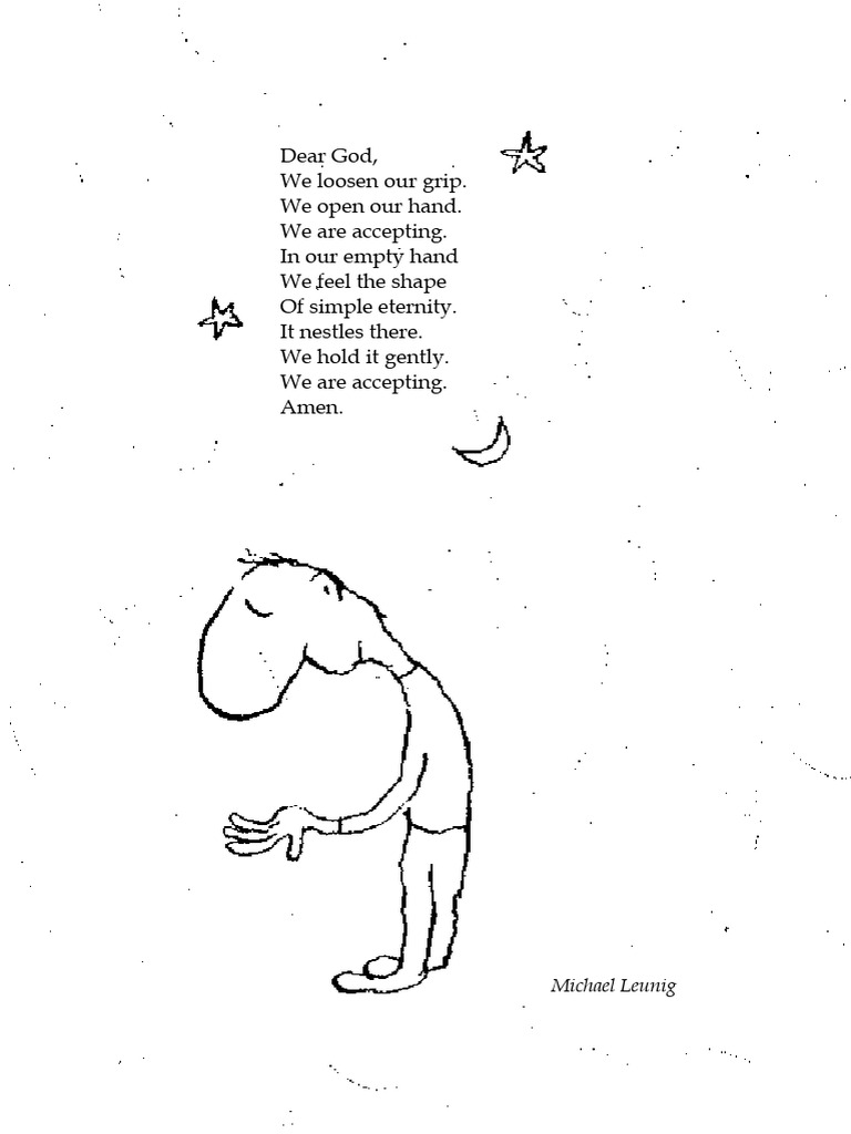 Leunig Tactile Prayer | PDF