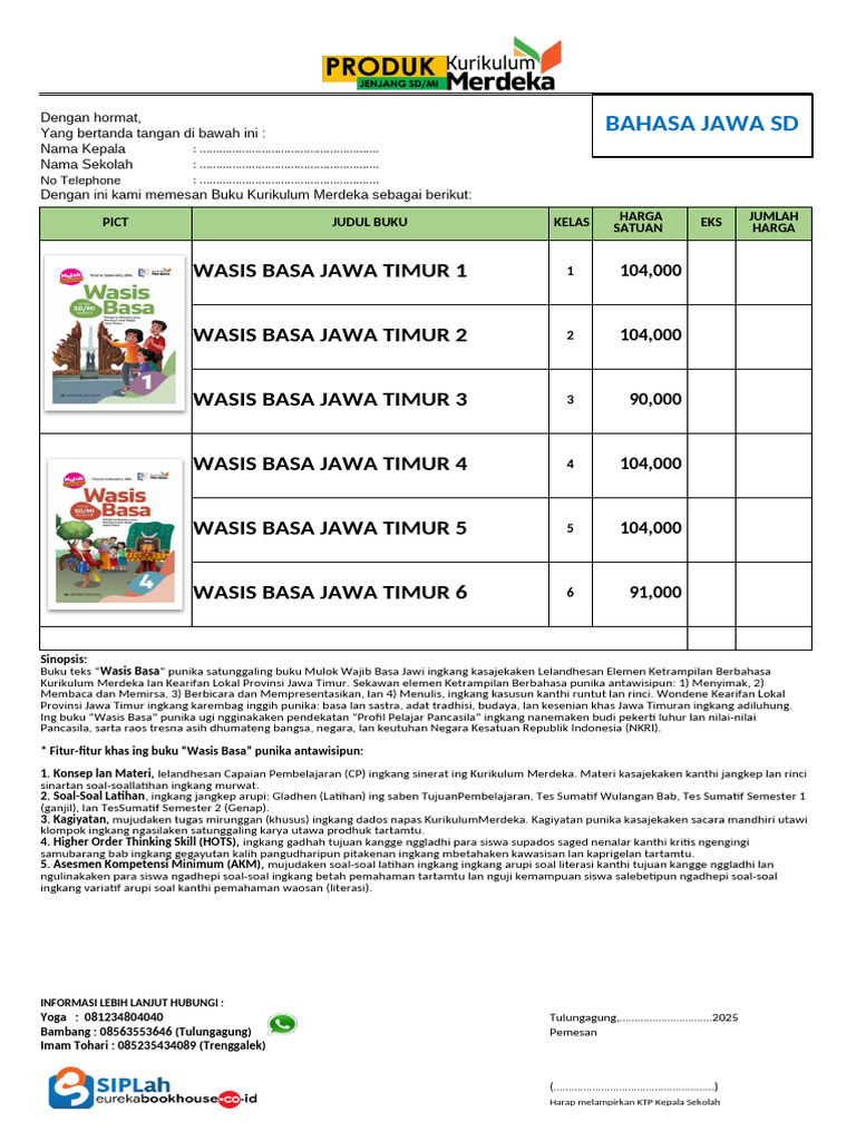 Daftar Harga Sdmi 2025 Penerbit Erlangga | PDF