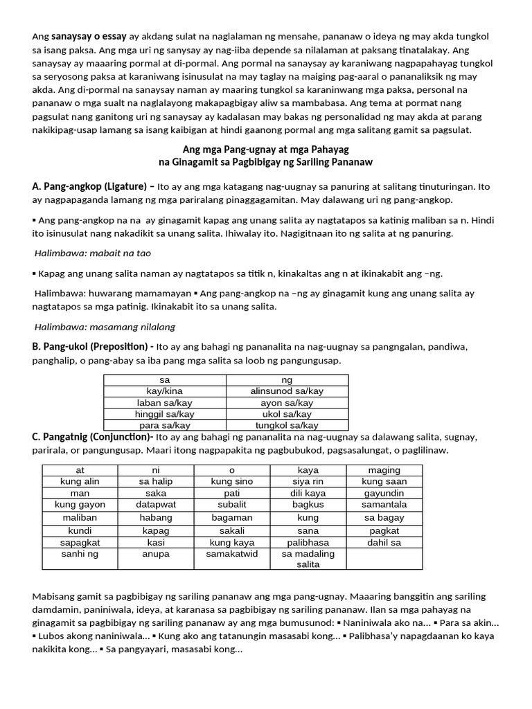 Fil9 - Module 4 | PDF
