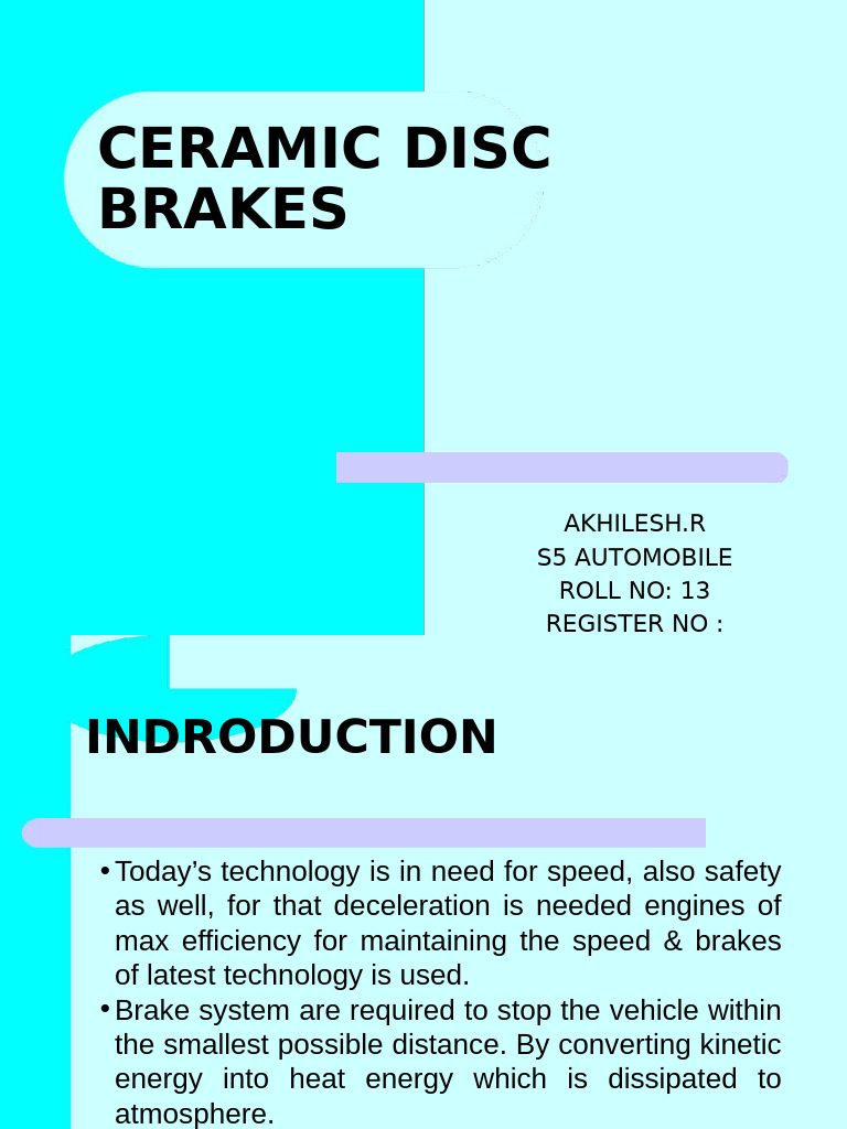 60072914-Ceramic-Disc-Brakes (1) .PPT - 20241007 - 131223 - 0000 | PDF